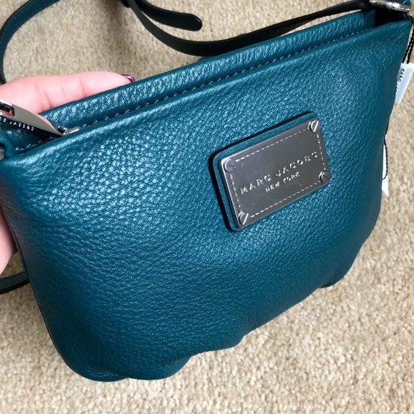 Marc Jacobs | Bags | Marc Jacobs Dark Teal Leather Crossbody | Poshmark